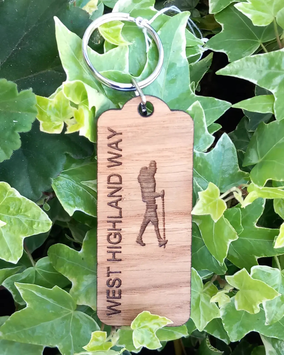WHW / Walker Key Ring, Made in Scotland by Rezawood – Elba Artisan Gallery